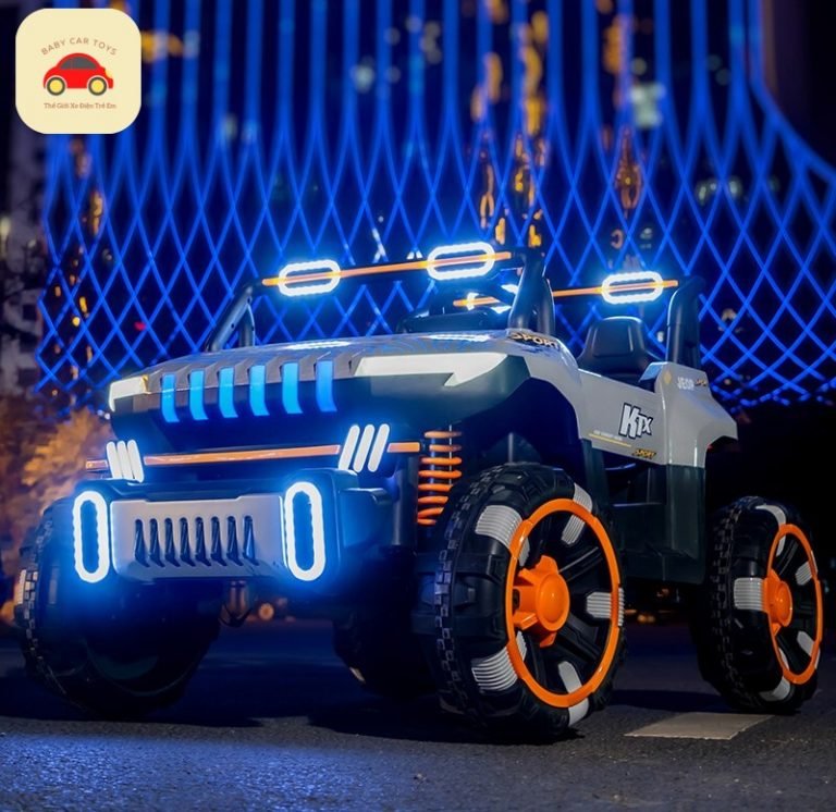 Xe điện cho bé địa hình Jeep siêu khủng, Bánh cao su - BabyCar - Tổng ...
